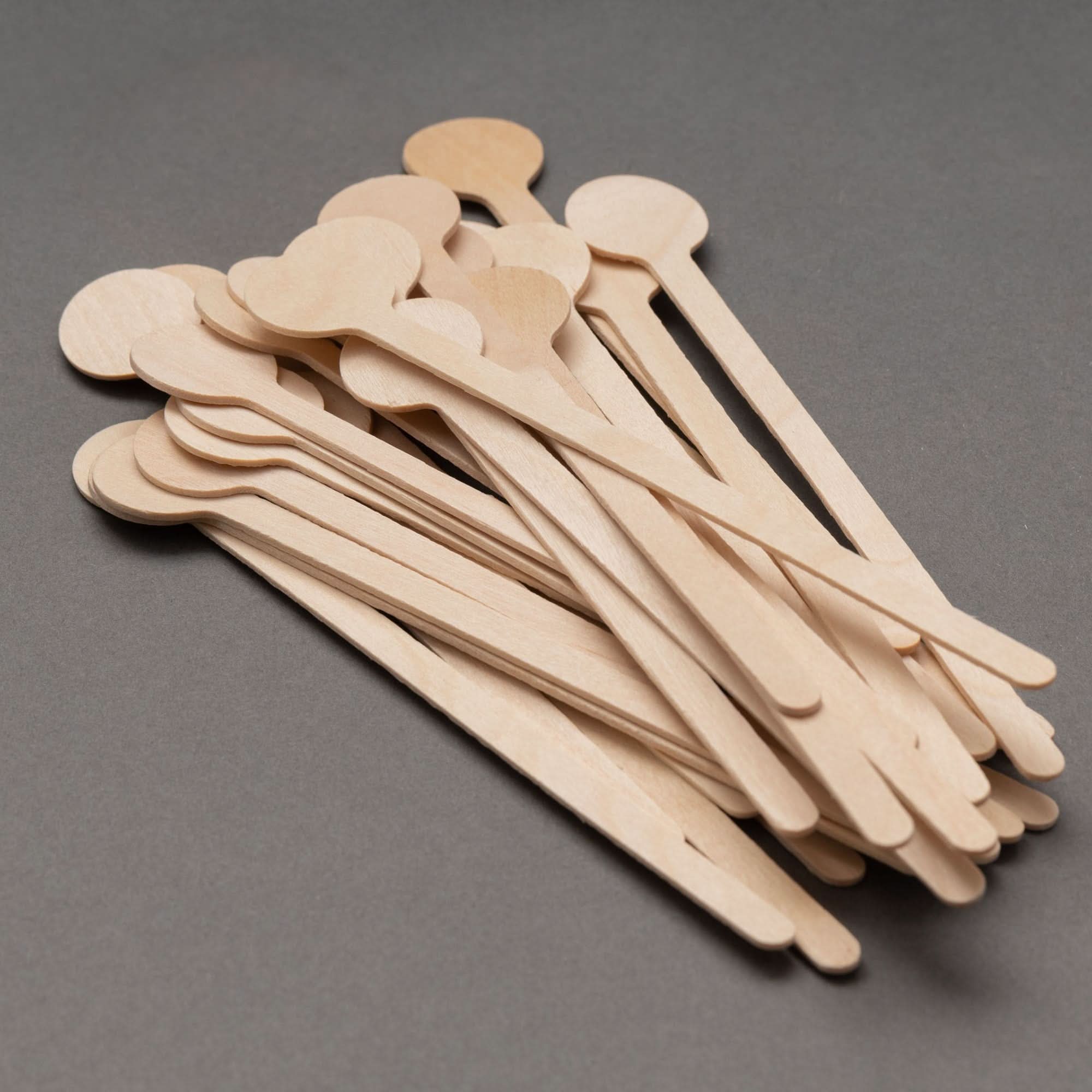 Wooden Disc Stirrers: 6"-150mm Eco Friendly Wooden Cocktail Disc Stirr ...